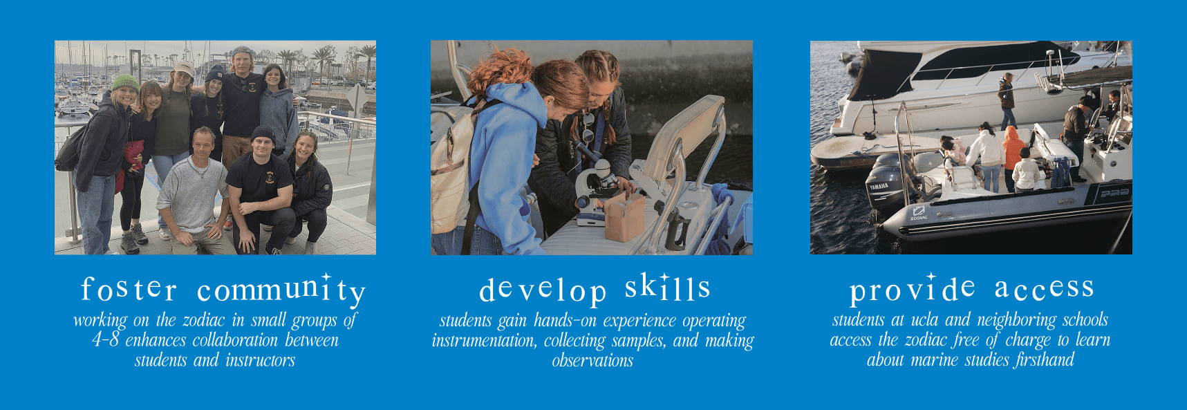 Campaign to Support the Zodiac | Atmospheric and Oceanic Sciences